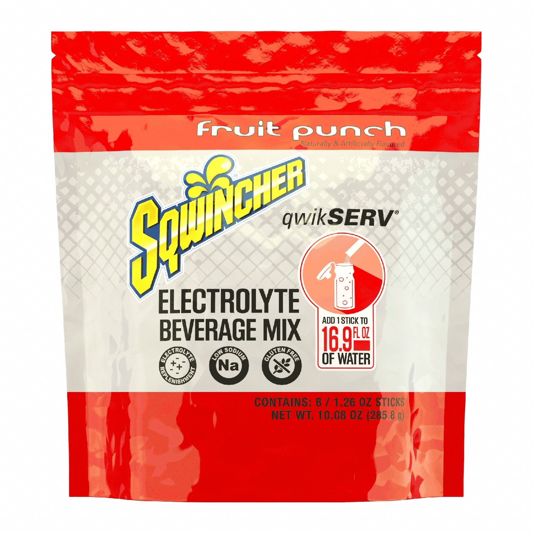 SQWINCHER, Fruit Punch, Single-Serve, Sports Drink Mix - 12R142 ...