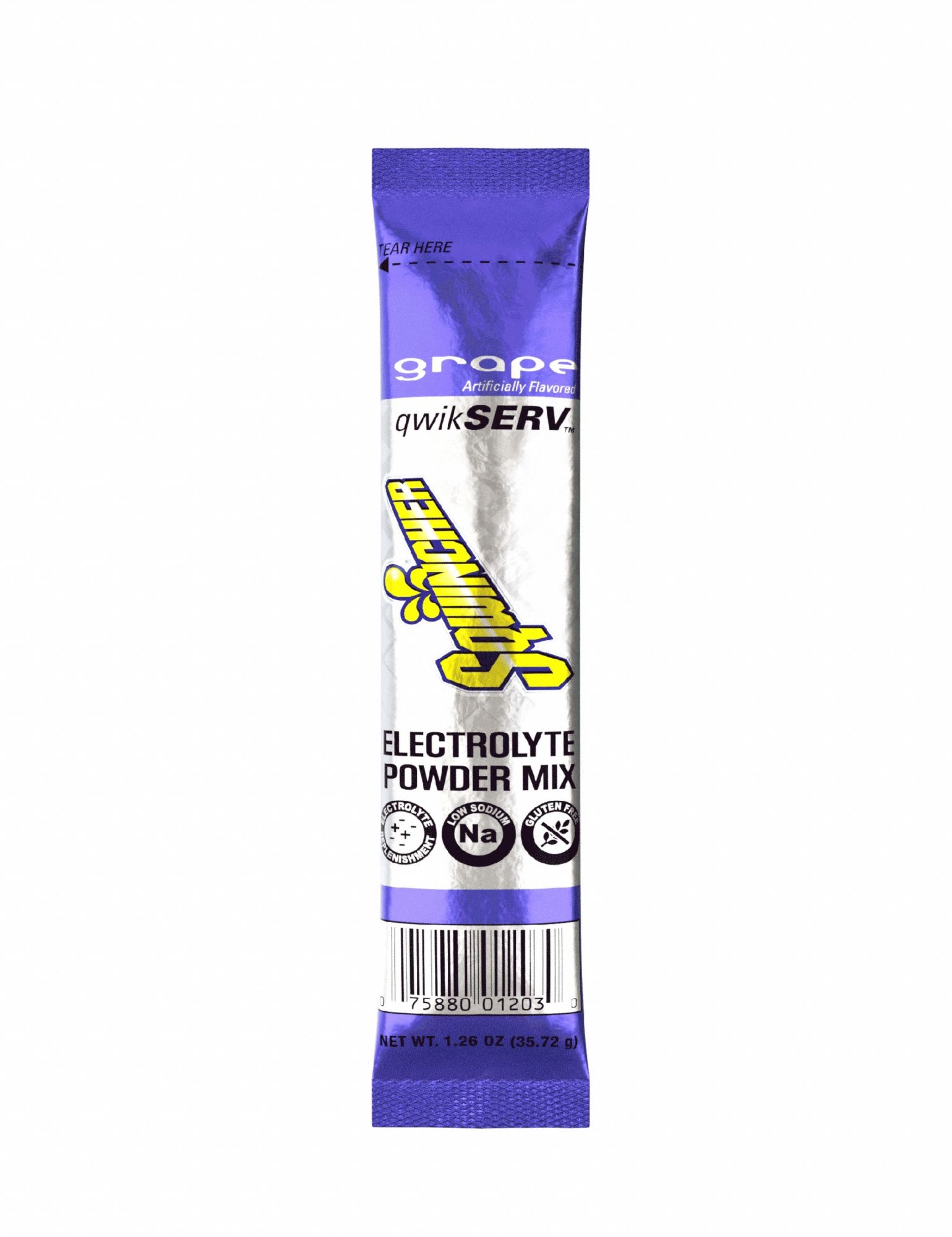 SQWINCHER, Grape, Single-Serve, Electrolyte Replenishment - 857AJ6 ...