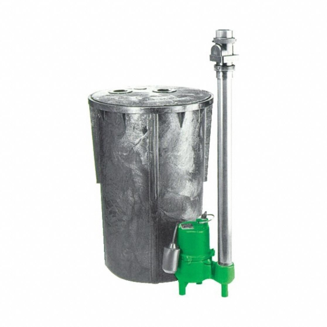 MYERS, 30 gal, 2/5 hp, Sewer Ejector Pump System - 860DM8|SR1830-23-2 ...