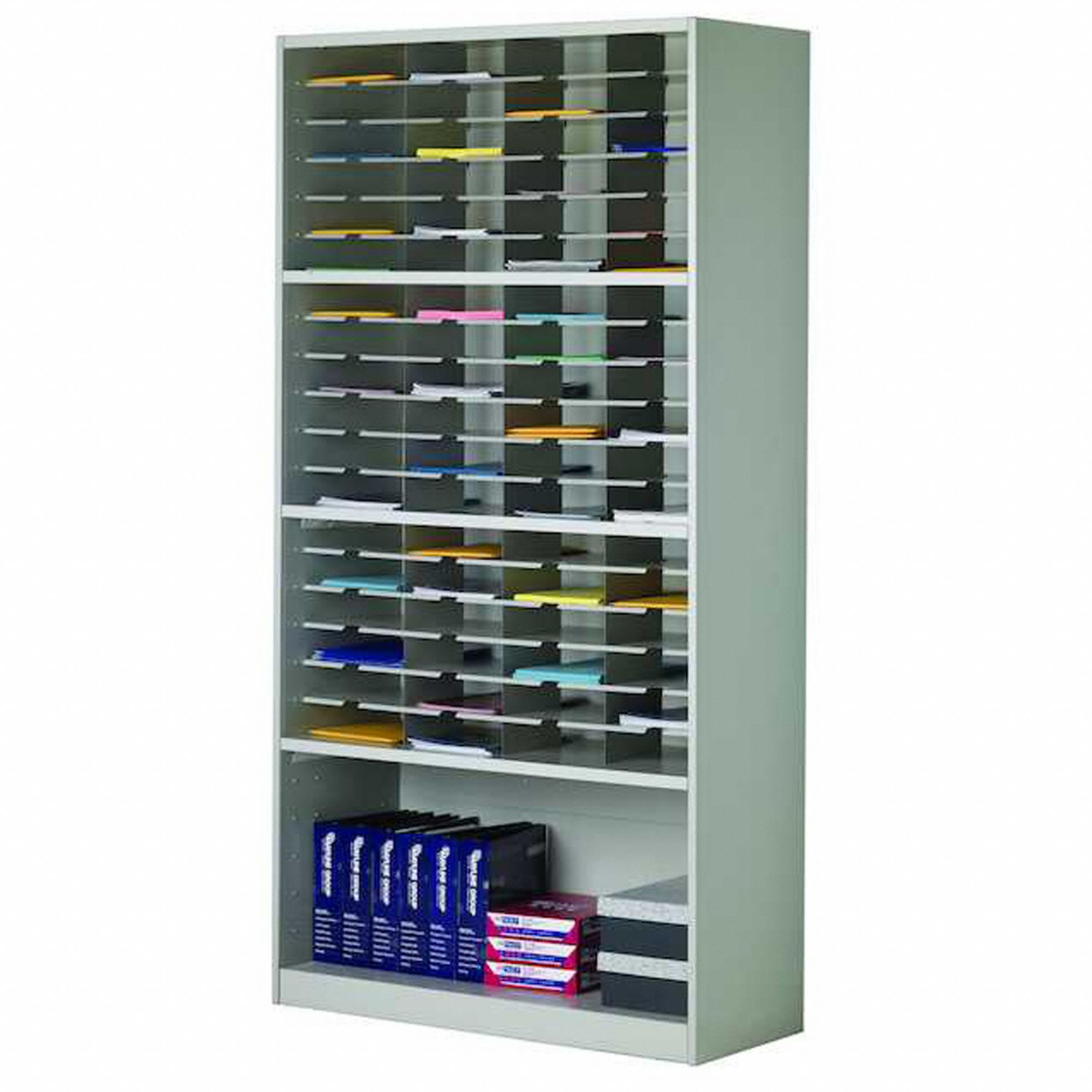 SAFCO, Gray, 72 Compartments, Literature and Mail Organizer - 181LD3 ...