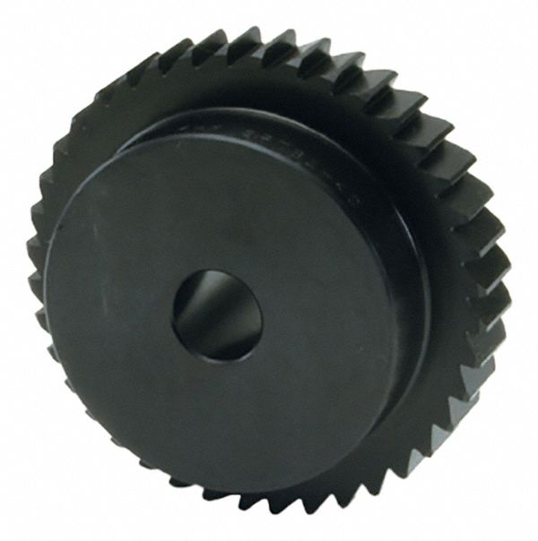 KHK GEARS Ratchet Gear: 6.28 Pitch, 50 Teeth, 15 mm Bore Dia, Black ...