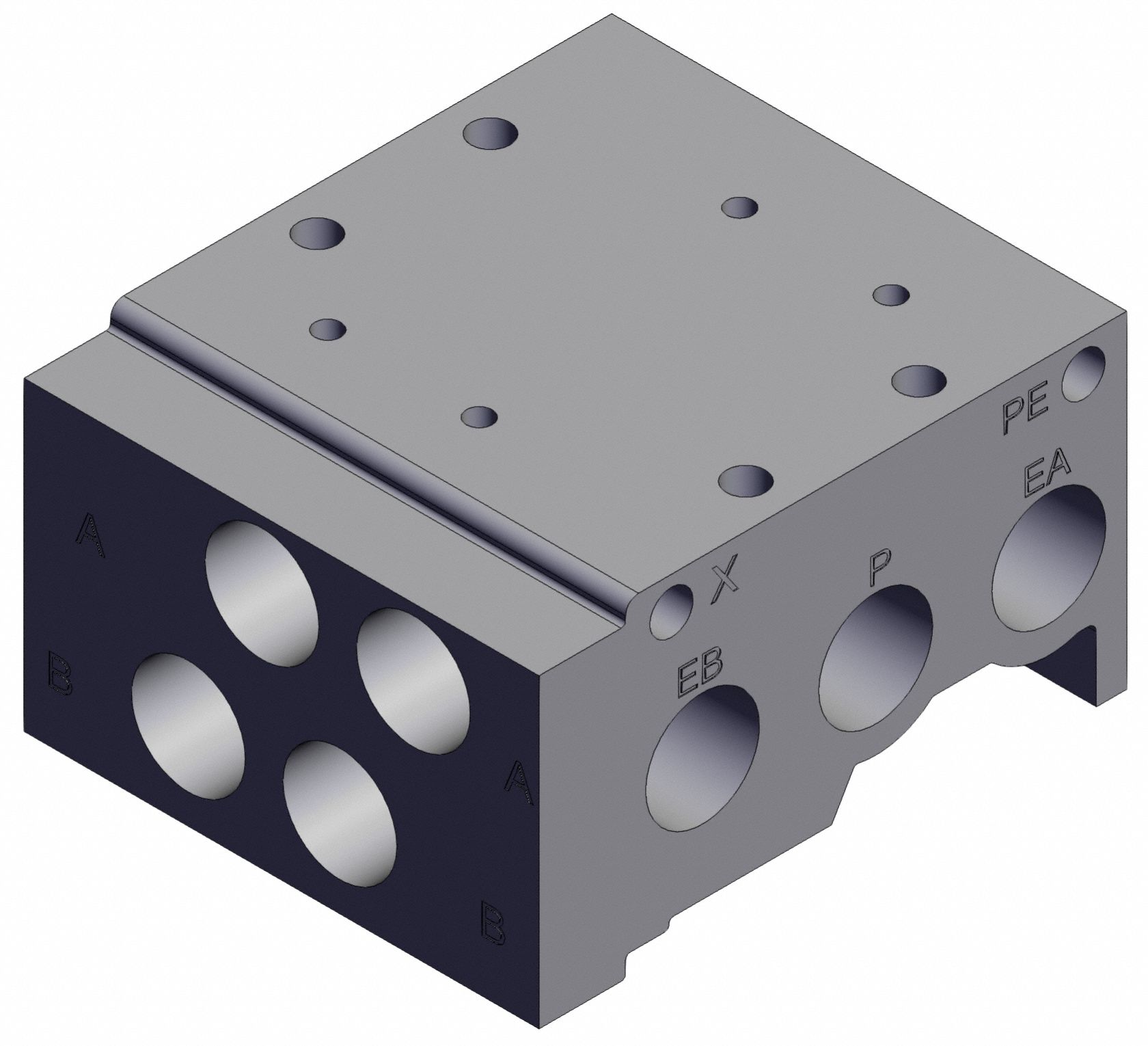 SY5000 Series, 2 Ports, Manifolds - 852KK7|SS5Y5-42-02-02T - Grainger