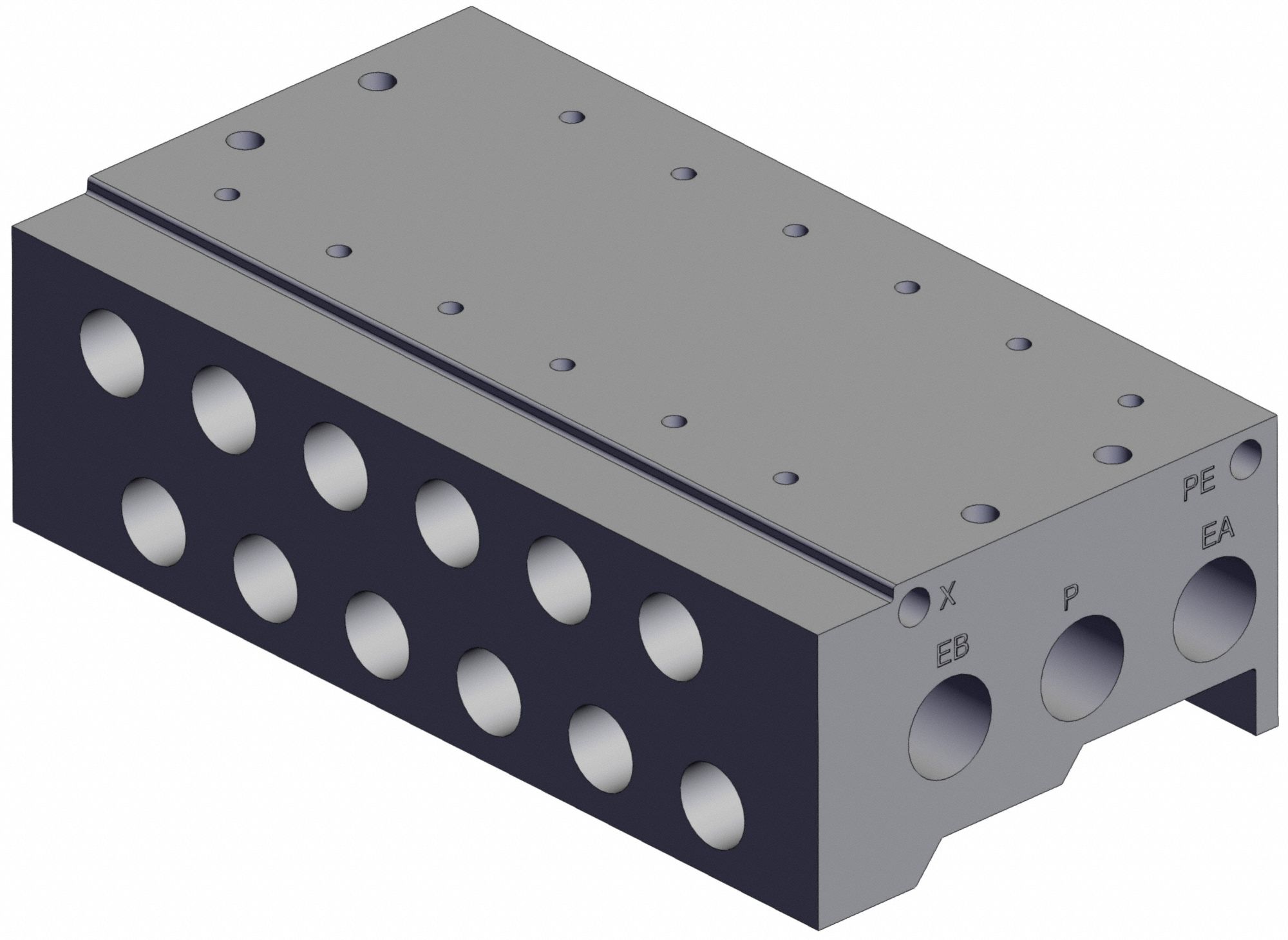 SY7000 Series, 6 Ports, Manifolds - 852KL0|SS5Y7-42-06-02T - Grainger