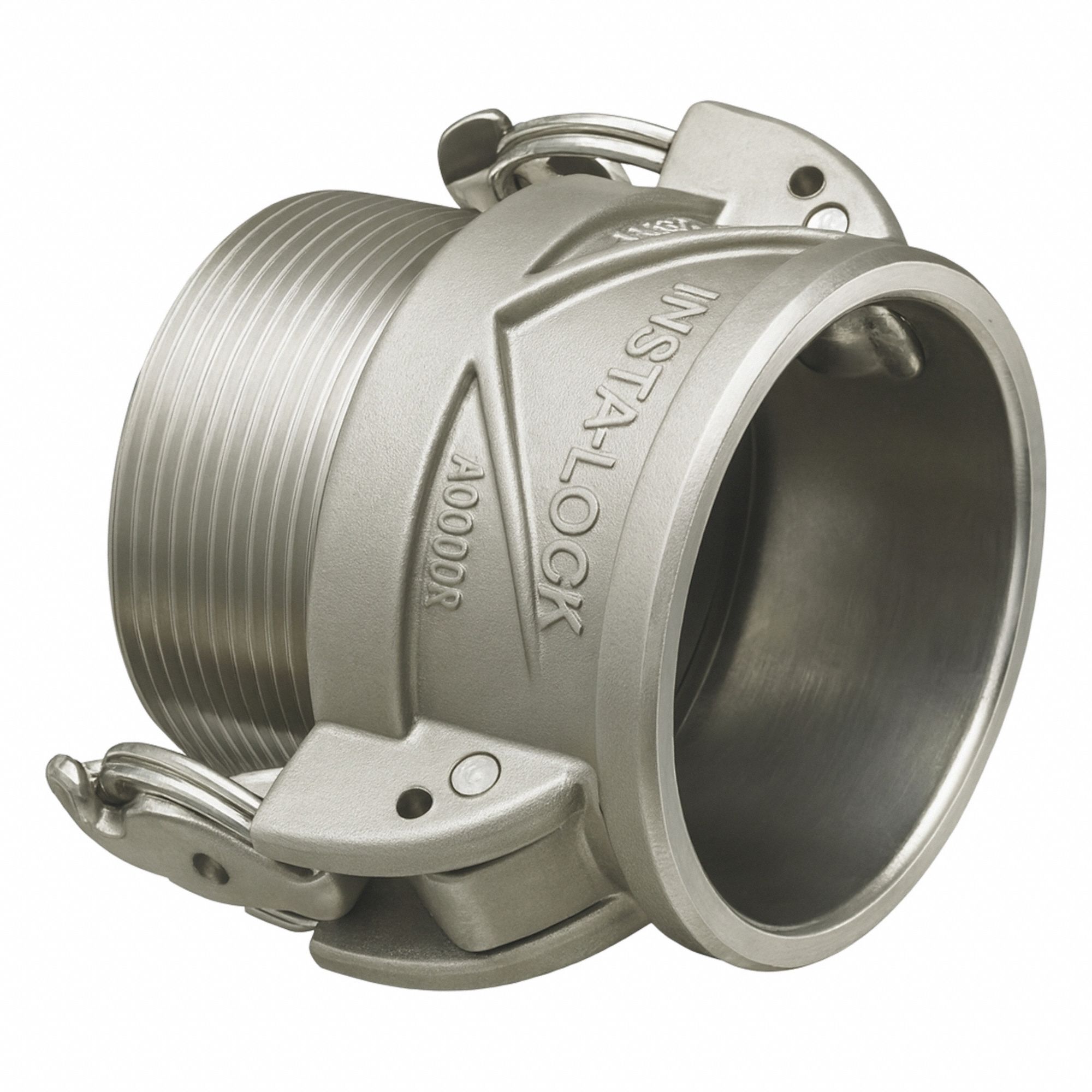 1 in Coupling Size, 1" Thread Size, Cam and Groove Insta Lock Couplings - 900MP7|QCG-B100-SS ...