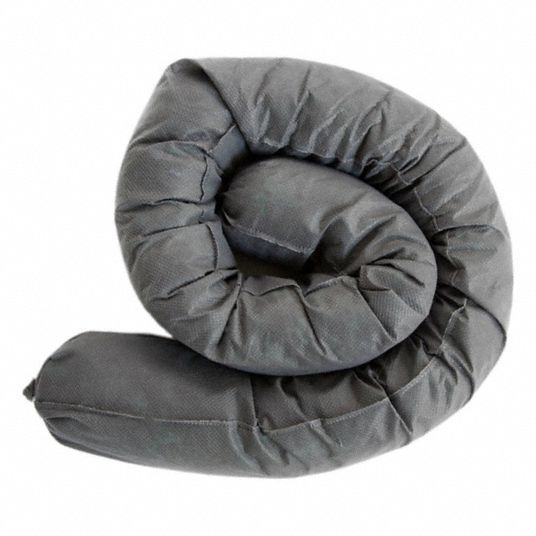 STARDUST SPILL PRODUCTS, Polypropylene Skin, 4 ft, Sorbent Sock - 4GTZ1 ...