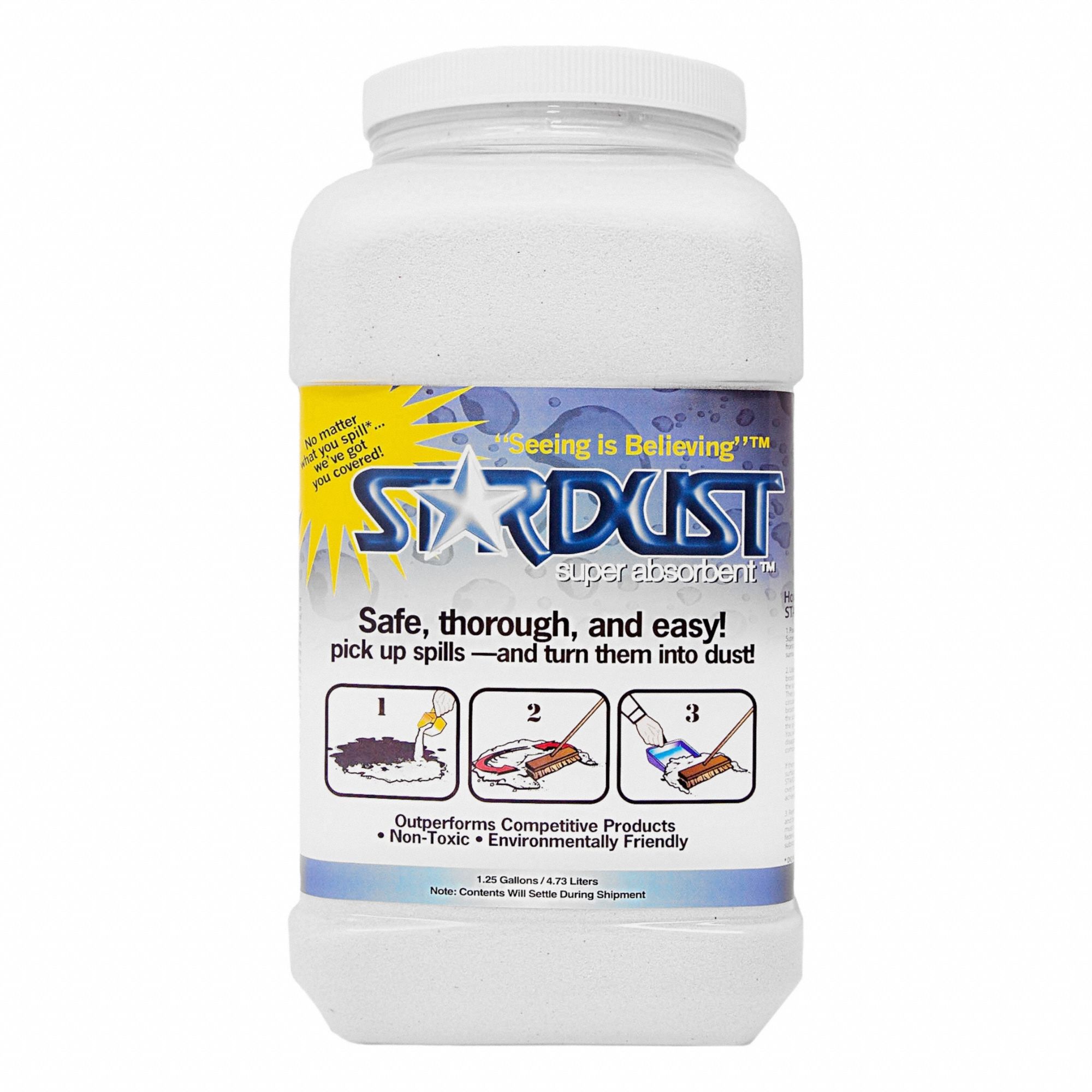 STARDUST SPILL PRODUCTS, Amorphous Alumina Silicate, 1 gal Volume ...