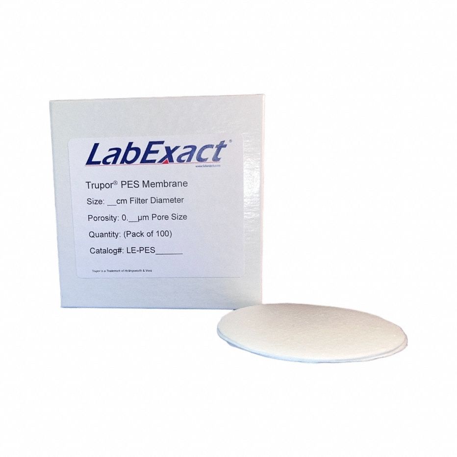 LABEXACT, 90 mm Dia, 0.45 um Pore Size, Membrane Filter - 829WL8|LE ...