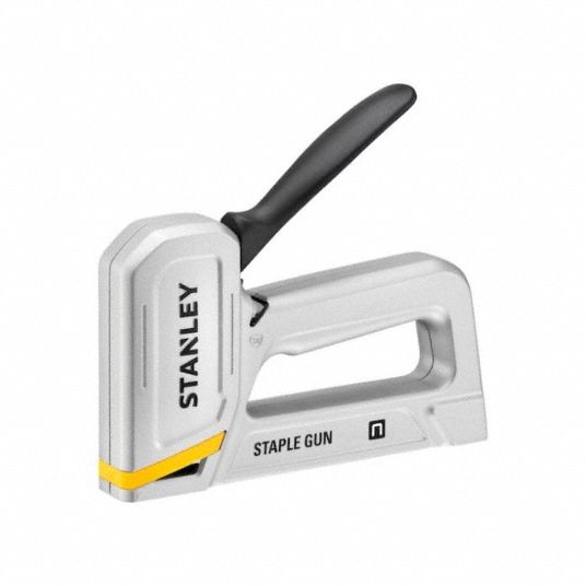 STANLEY, 10 1/2 in Overall Lg, For 6 mm_14 mm Staple Leg Lg, Staple Gun ...