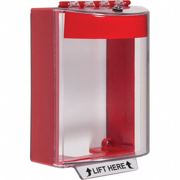 SAFETY TECHNOLOGY INTERNATIONAL, Polycarbonate, 4 in Overall Dp ...