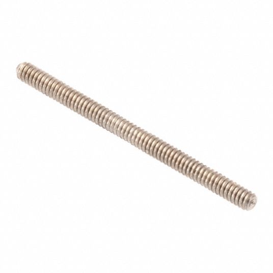 5/8"-18 Thread Size, 4 in Lg, Fully Threaded Stud - 395EC4|STUD71058F64 ...