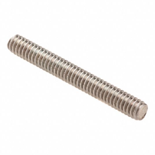 1/4"-20 Thread Size, 1 1/2 in Lg, Fully Threaded Stud - 395EZ5 ...