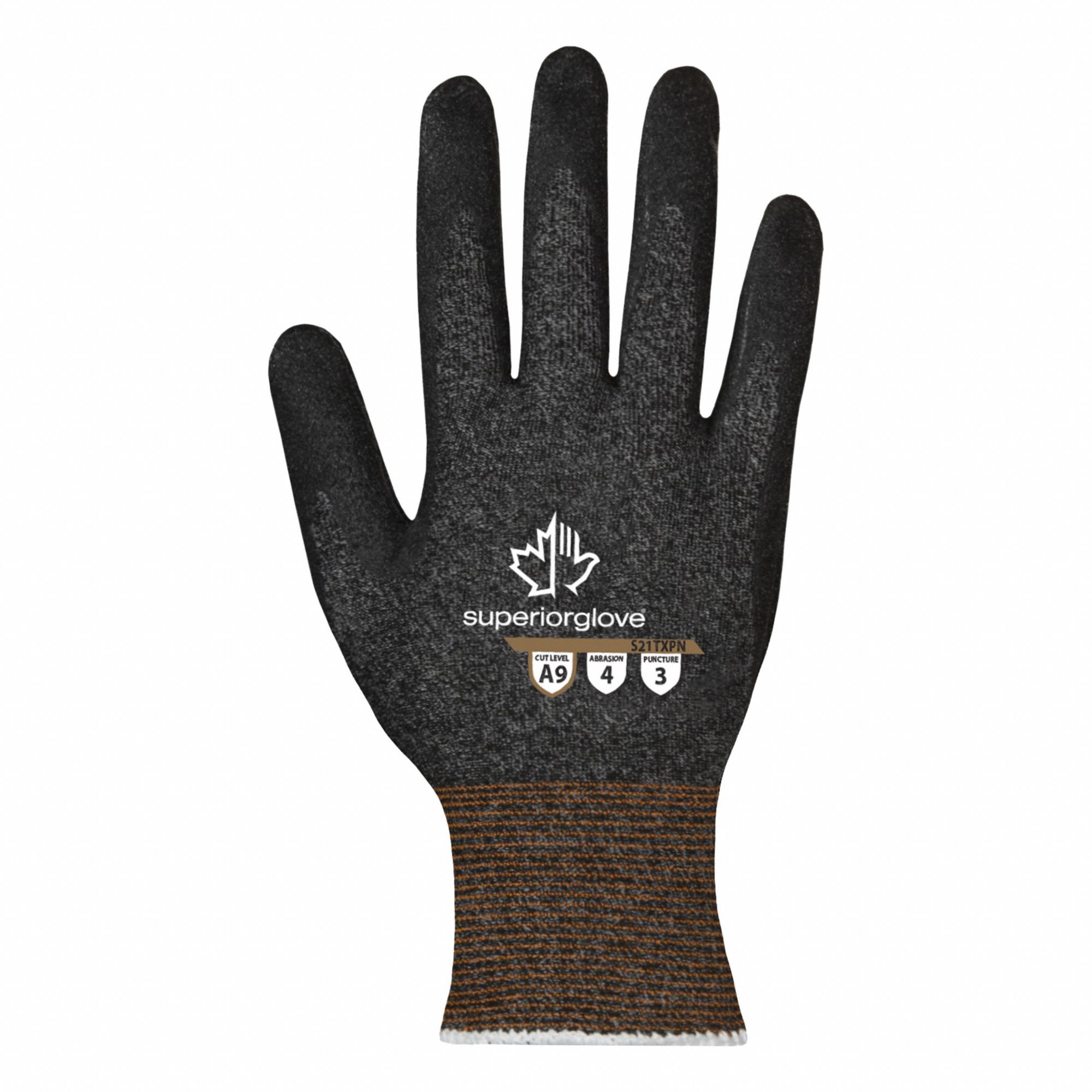SUPERIOR GLOVE GLOVES,CUT RESISTANT,GREY,10 IN SIZE,PR - SUGS21TX10 ...