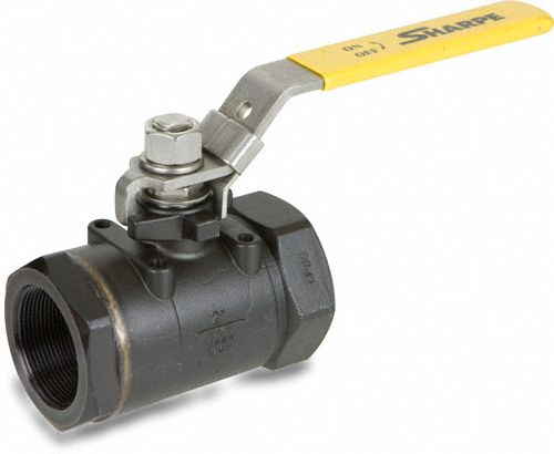 SHARPE VALVES, 3/4 in, Carbon Steel, Manual Two-Way Ball Valve - 802DG9 ...