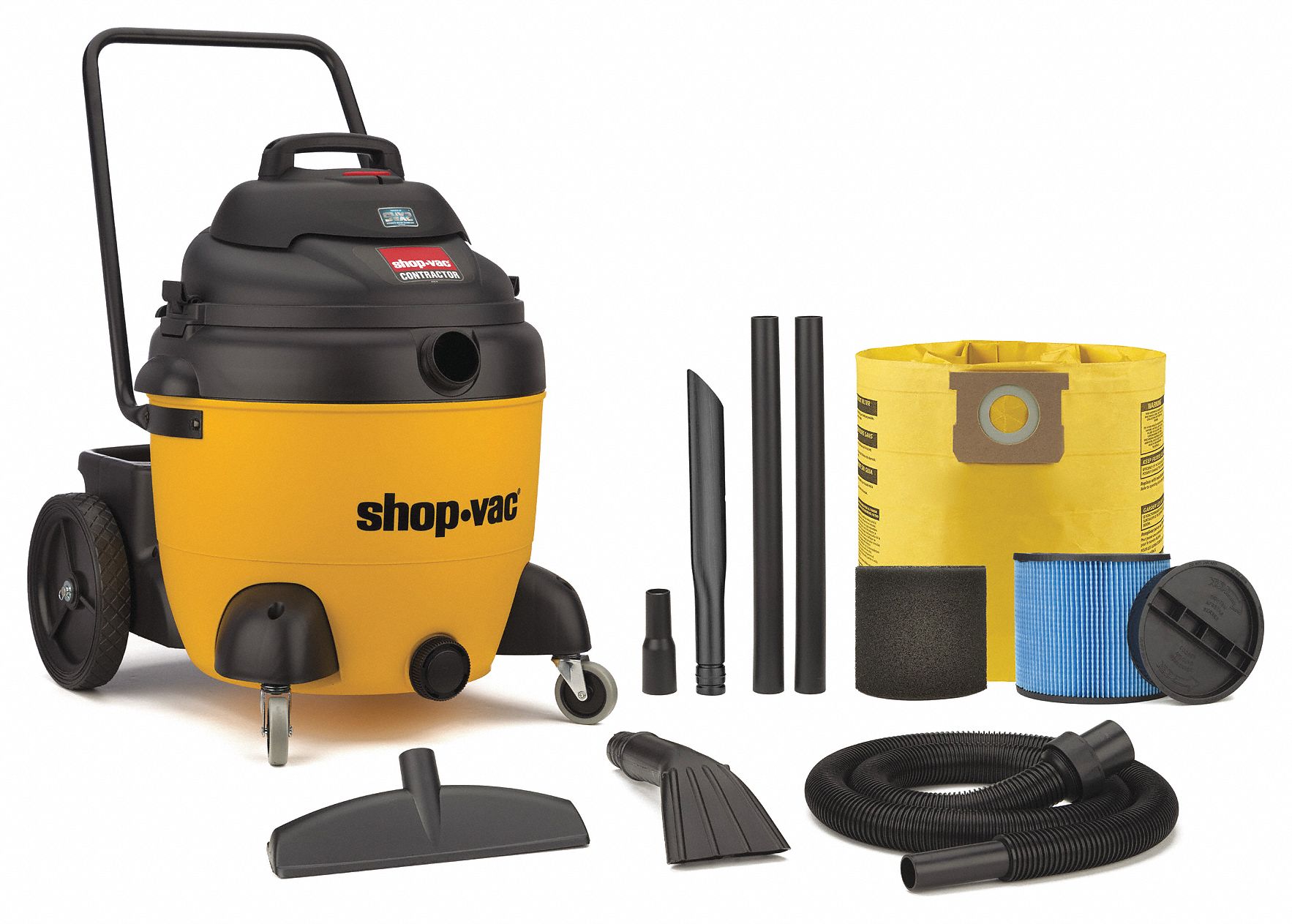 SHOP-VAC, 18 gal Tank Size, Plastic, Shop Vacuum - 193RE5|9627410 ...