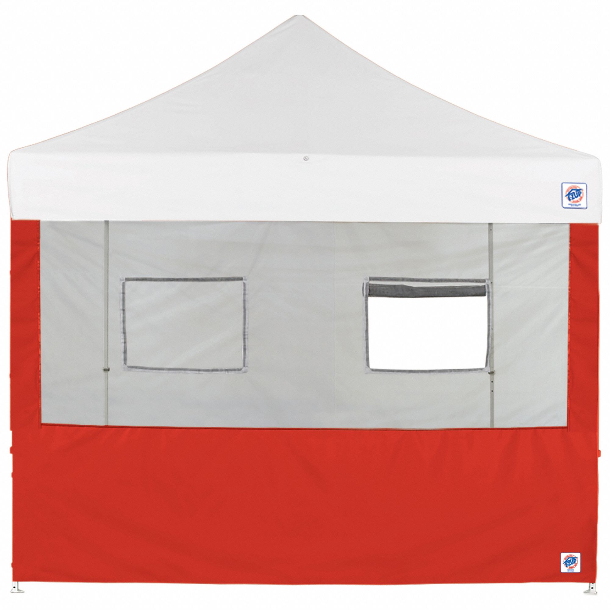 E-Z UP, Red, (2) Serving Windows/Truss Clips, Food Booth Sidewall ...