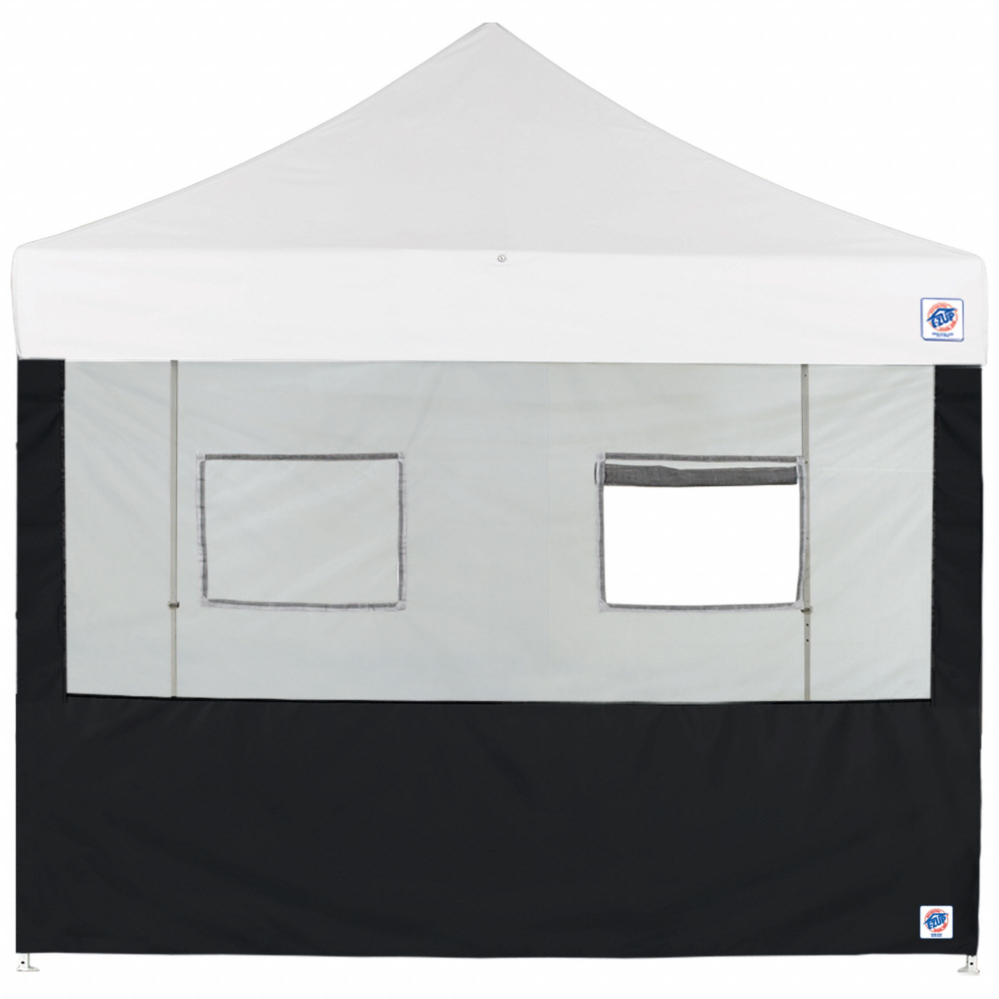 E-Z UP, Black, (2) Serving Windows/Truss Clips, Food Booth Sidewall ...