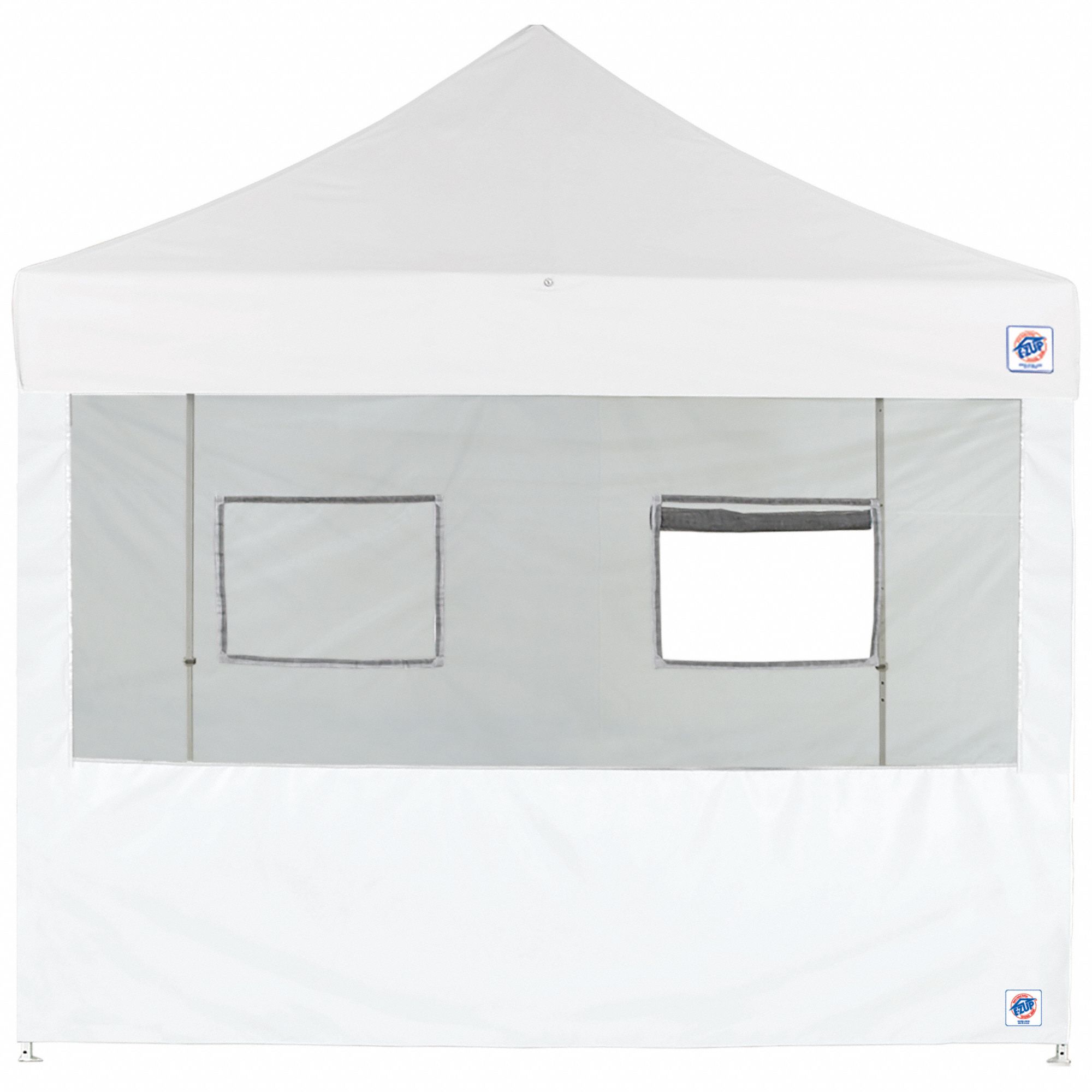E-Z UP, White, (2) Serving Windows/Truss Clips, Food Booth Sidewall ...