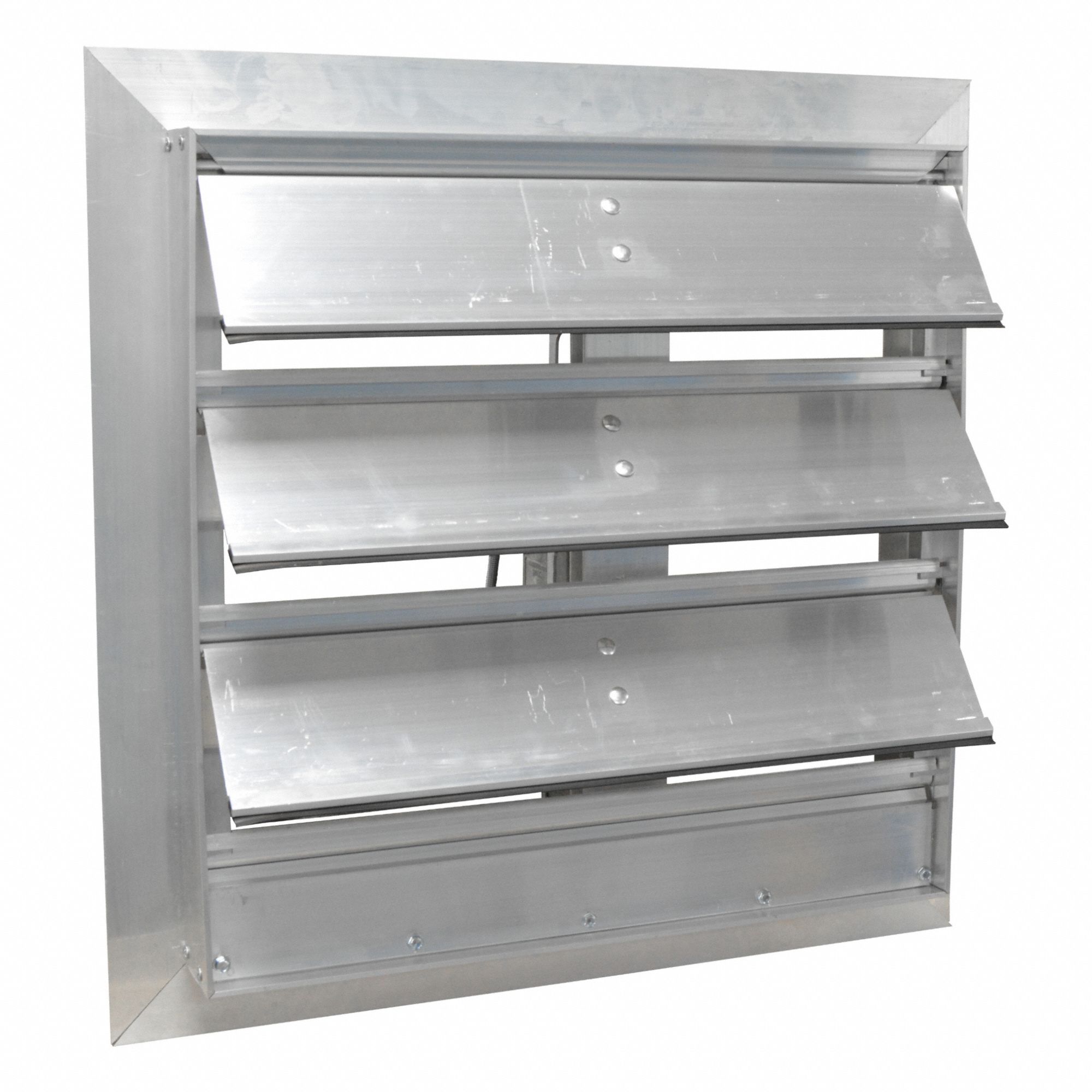 For 14 in Nominal Duct Dia, Single Panel, Motorized Damper - 844J03 ...