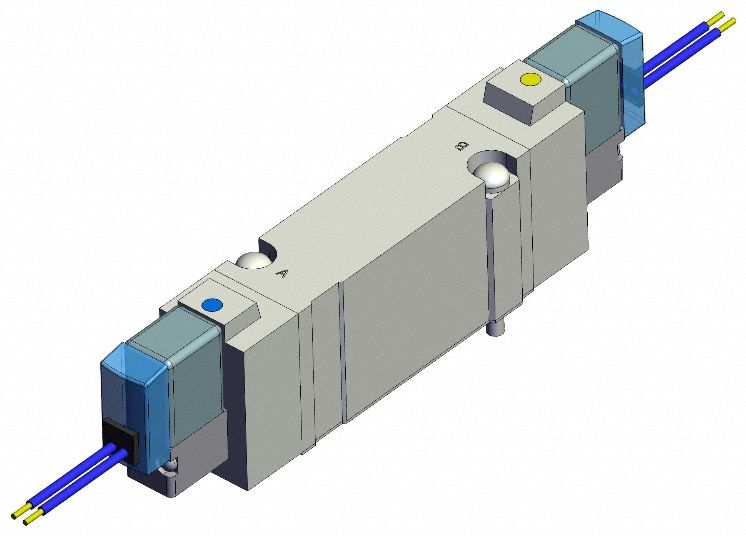 SY7000 Series, Double Solenoid, Solenoid Valve - 852LH7|SY7240-5GZ ...