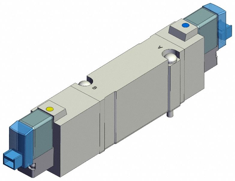SY7000 Series, Double Solenoid, Solenoid Valve - 852LK6|SY7440-5LOZ ...