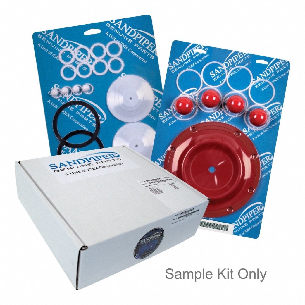 SANDPIPER, Air End Repair Kit, EvolutionX, AODD Pump Air Kit - 812DK9 ...
