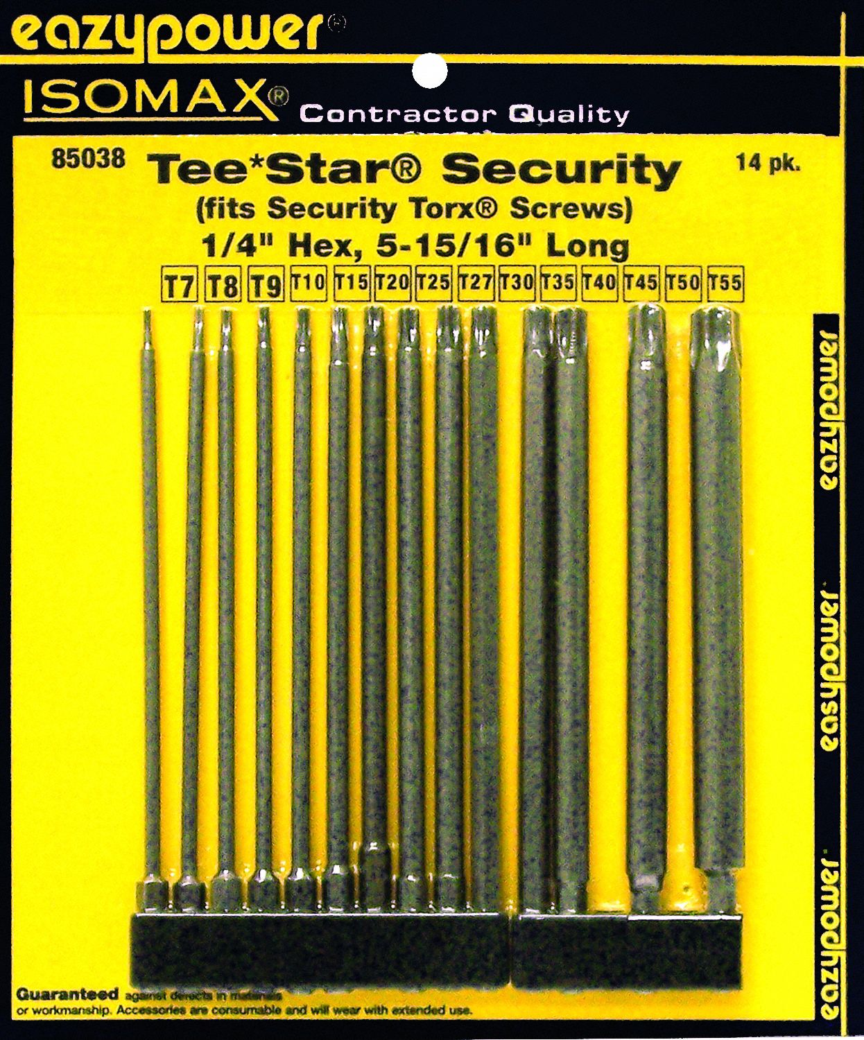 EAZYPOWER, Power Bit, Imperial, Driver Bit - 848KJ6|73259/B - Grainger