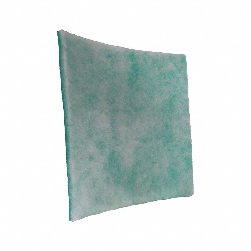 20 in x 20 in x 1 in, Polyester, Paint Booth Polyester Exhaust Pad ...