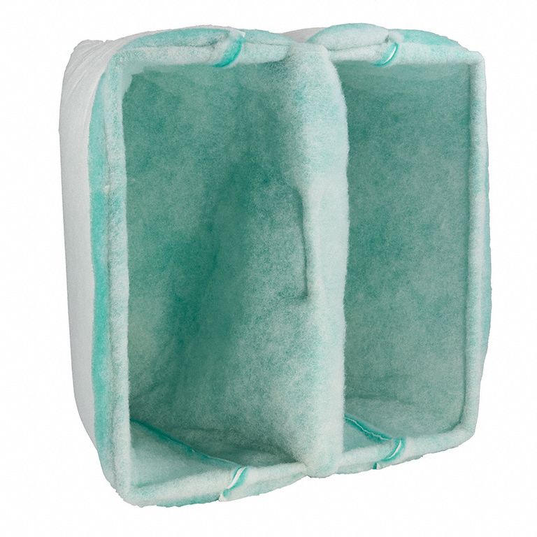 24 in x 24 in x 15 in, Polyester, Cube Air Filter - 600KE5|600KE5 ...