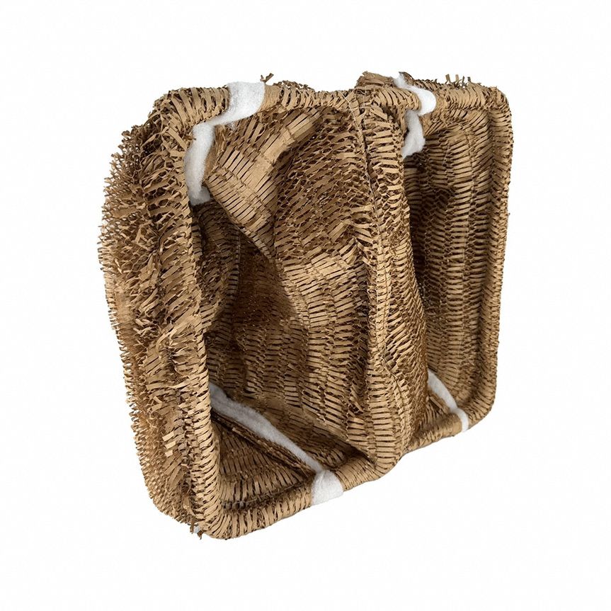 20 in x 25 in x 15 in, Paper/Polyester, Cube Air Filter - 600KE7|600KE7 ...