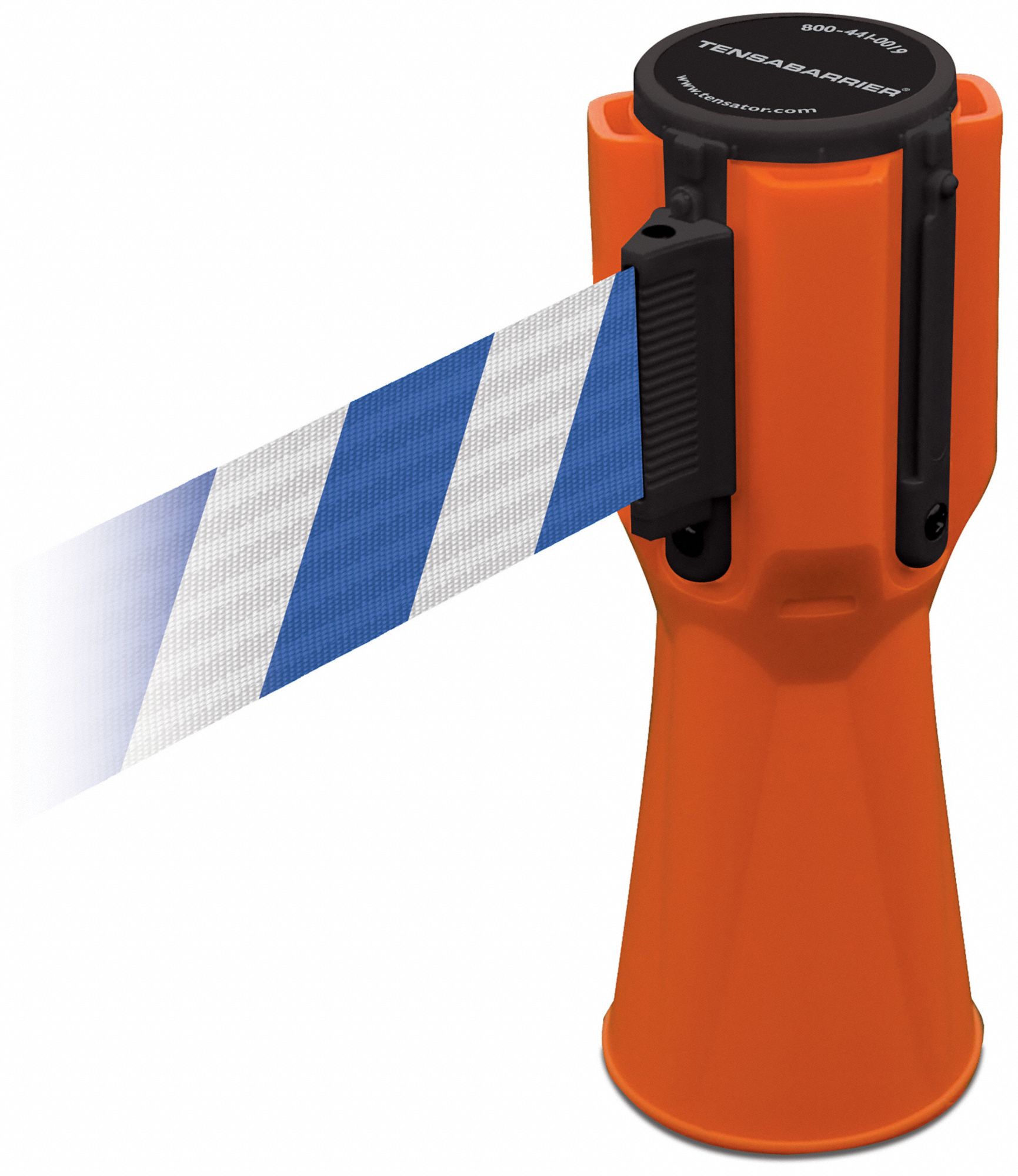 Blank, 3/4 ft Overall Ht, Retractable Barrier Tape - 3YJA3|TC114-30-MAX ...