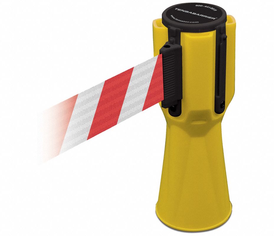 TENSABARRIER Tensacone Topper(TM),Cinta Roja/Blanca - 3YJC3 | TC114-35 ...