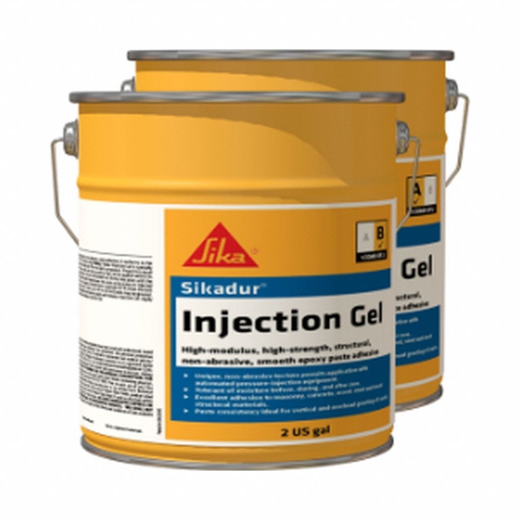 SIKA, Sikadur Injection Gel, Gray, Crack Filler - 887KK0|107732 - Grainger