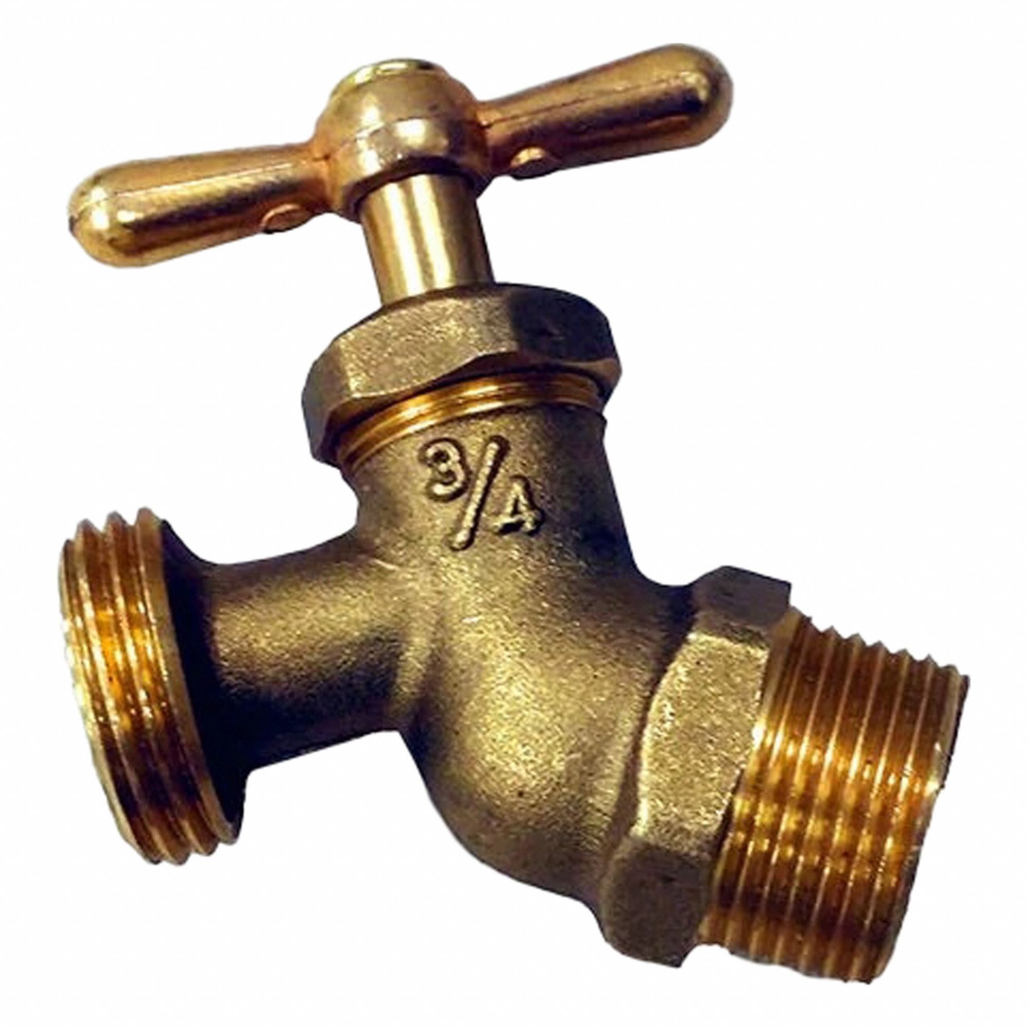 BUSHMAN, Brass, Brass, Hose Spigot - 826Y66|JM-SPG-BRASS-.75 - Grainger