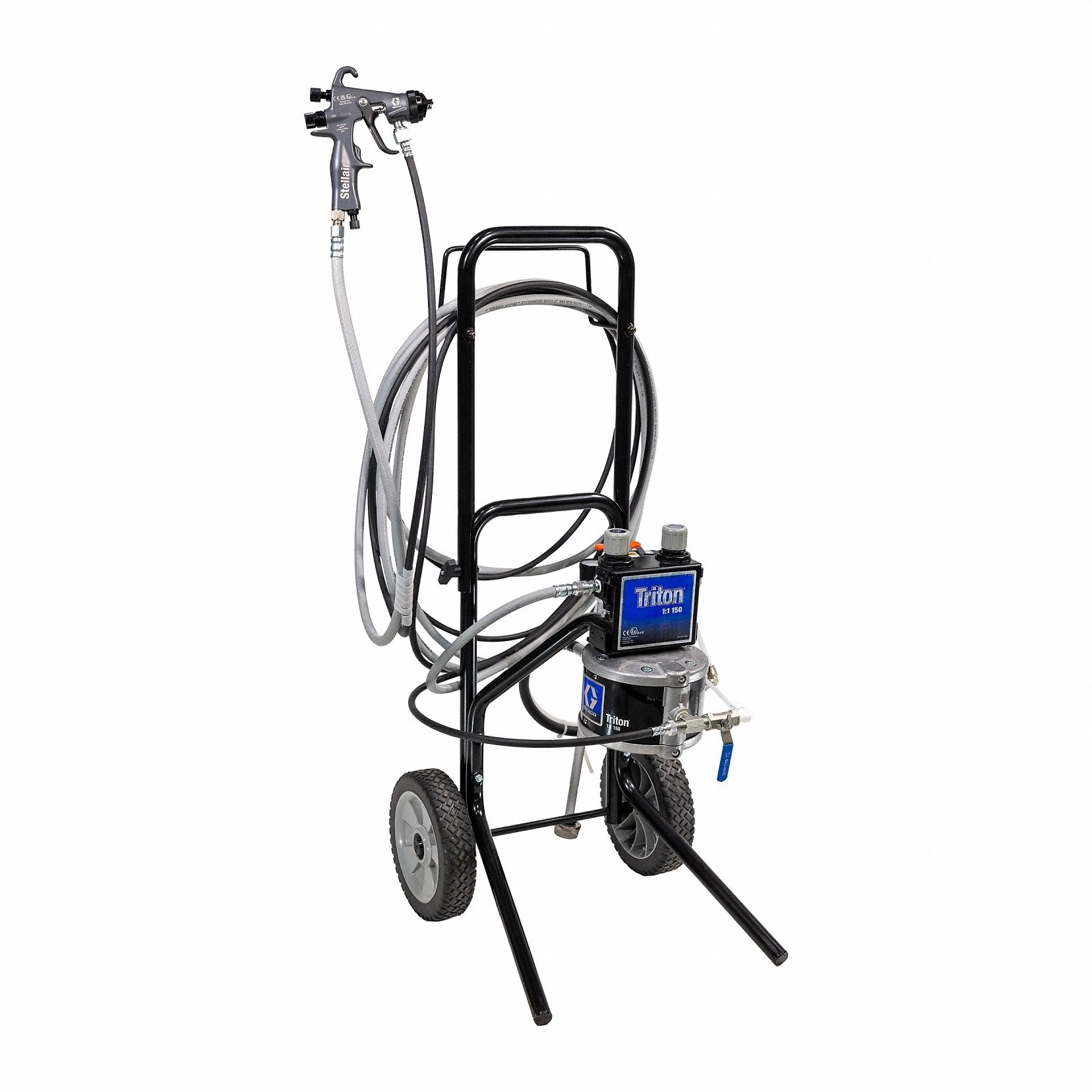 GRACO, Cart, 27 5/8 in Overall Ht, Paint Sprayer Pump - 831JY9|233485 ...
