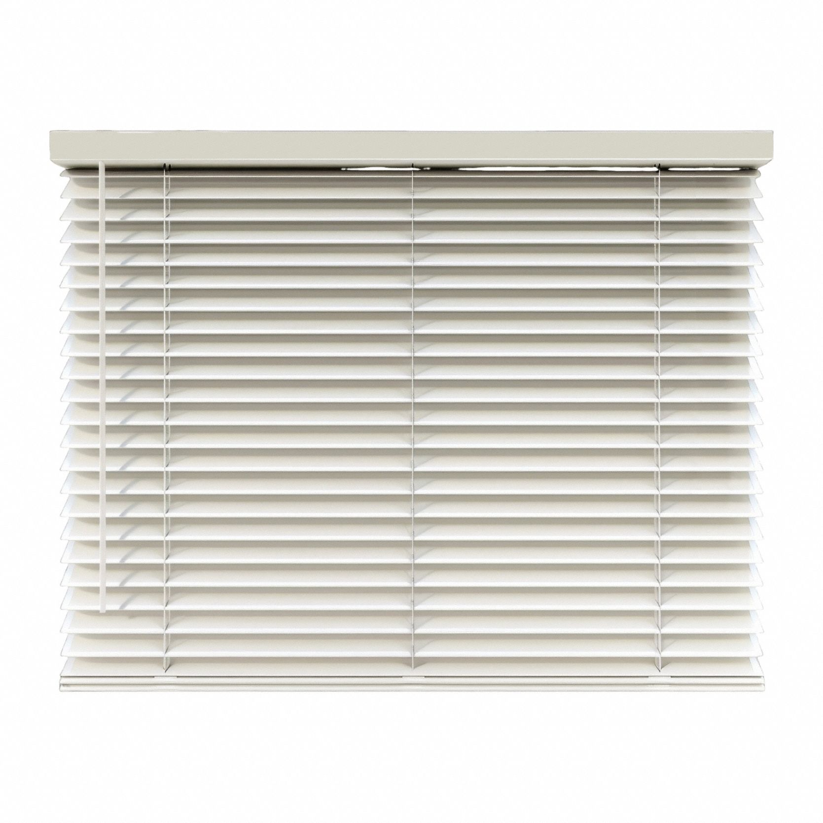 KEYSTONE, White, 61 1/2 in Wd, Cordless Faux Wood Blind - 866PZ1|FW ...