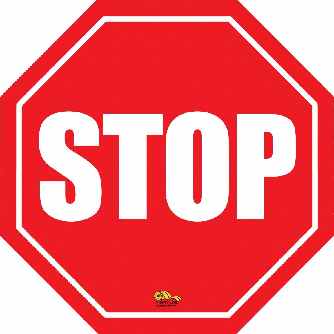 Sign, Floor, 16 Inch, STOP,PK5 - Grainger