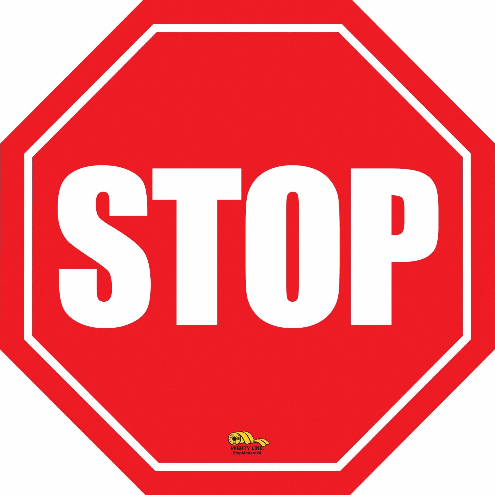 Sign, Floor, 24 Inch, STOP,PK5 - Grainger