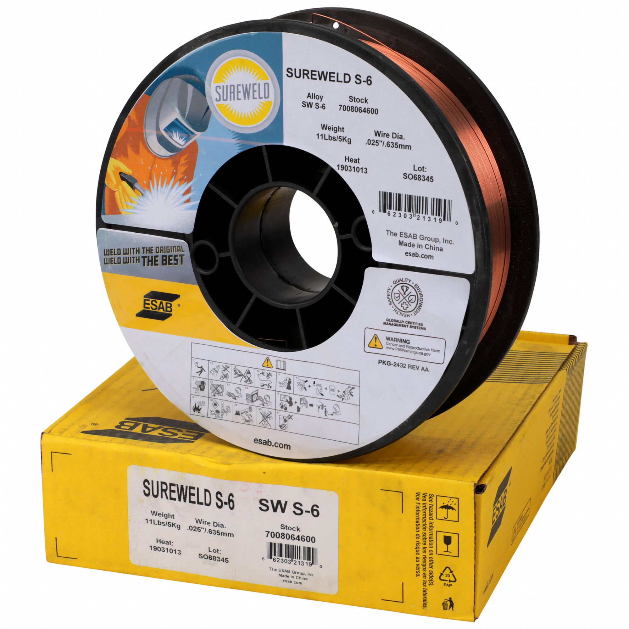 Mild Steel, ER70S-6, MIG Welding Wire - 786ZY5|7008084600 - Grainger
