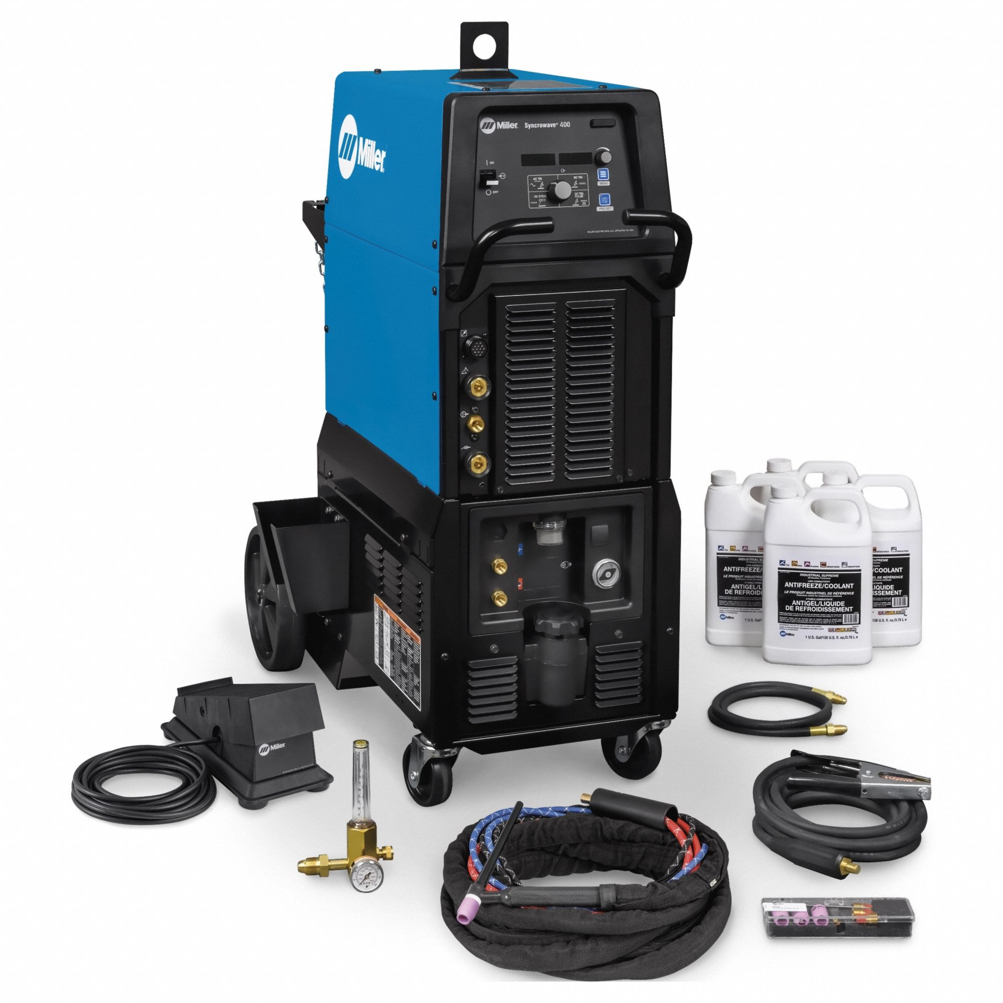 MILLER ELECTRIC, Syncrowave 400, AC/DC, TIG Welding Package - 810VE9 ...