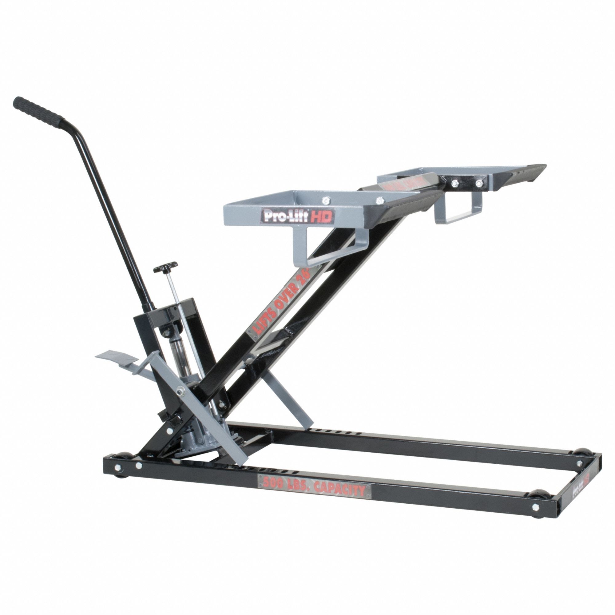 PRO-LIFT, 500 lb Lifting Capacity, 26 in Lifting Ht Max, Lawn Mower ...