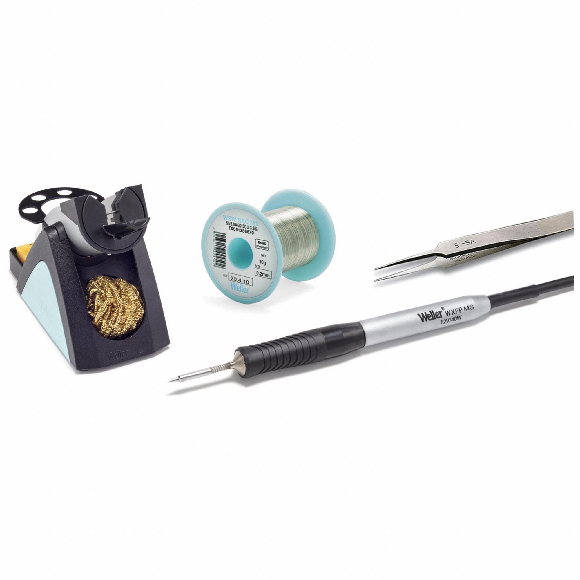 WELLER, 40 W, 200°F to 850°F, Soldering Iron Kit - 799RN8|T0052923299 ...
