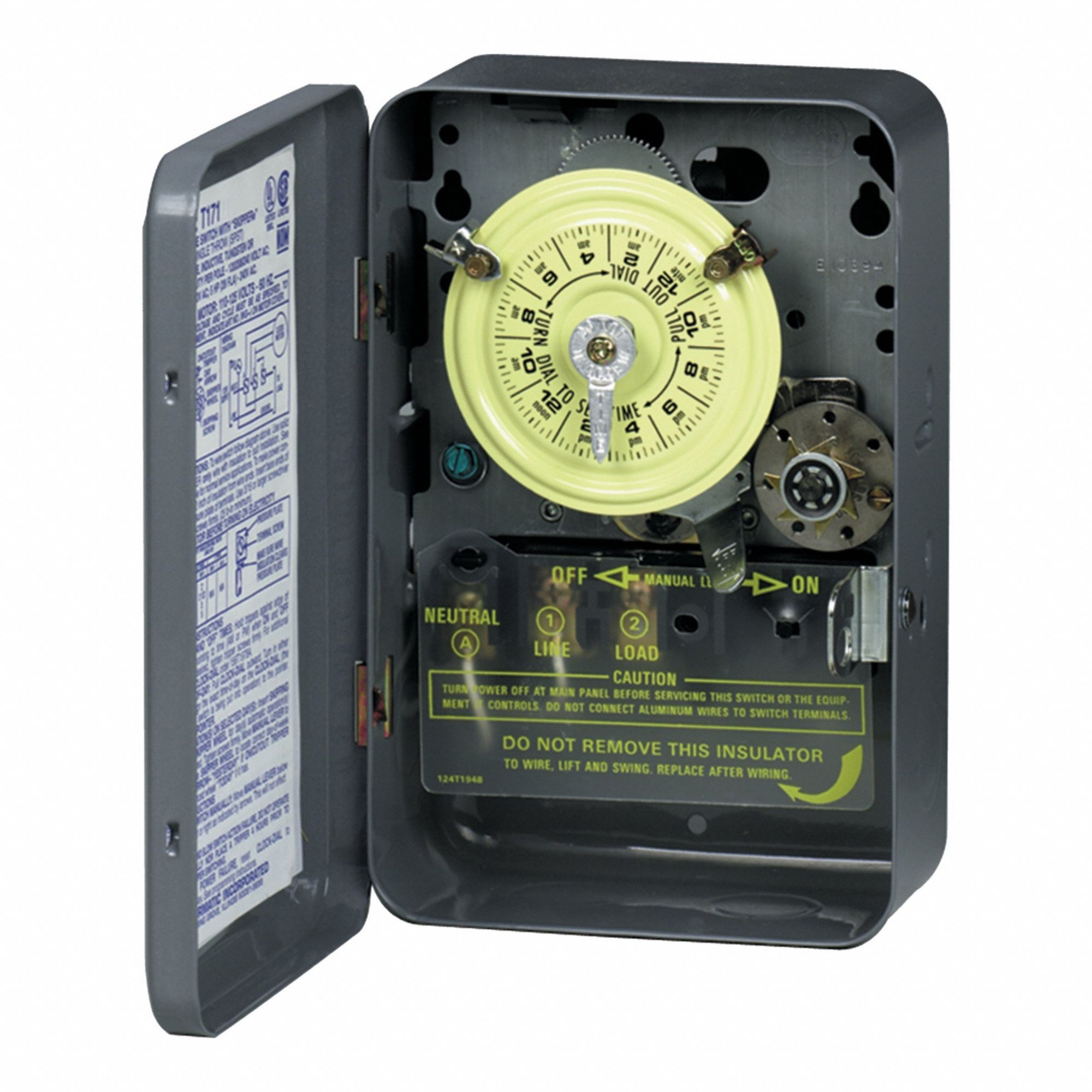 INTERMATIC, 24 hr, 120V AC, Electromechanical Timer - 6X759|T173 - Grainger