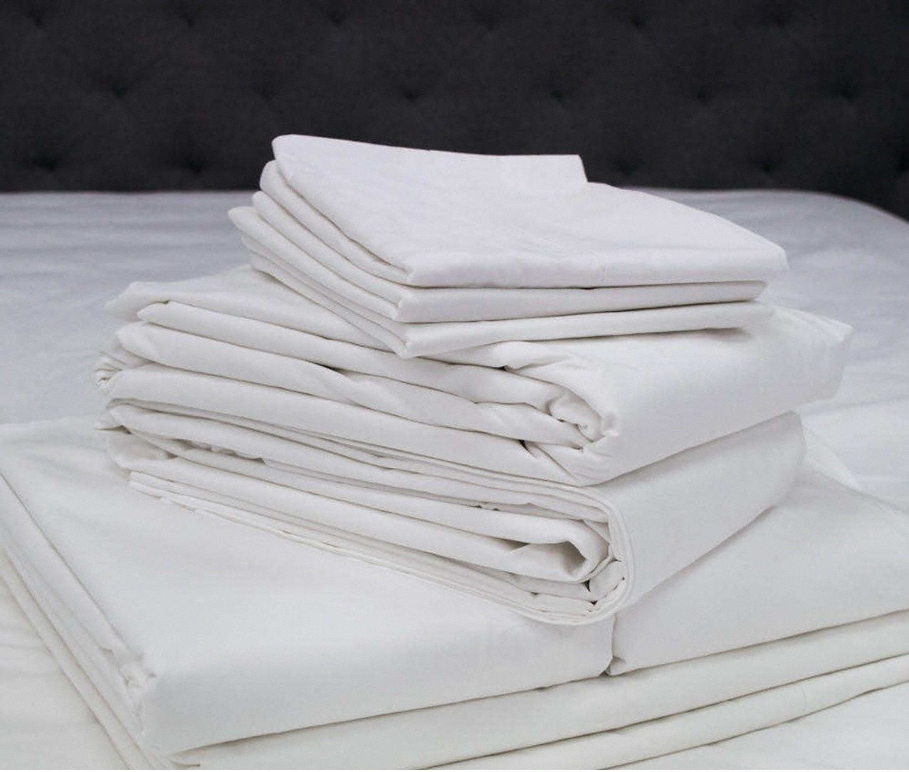 R & R TEXTILE, King, 120 in Overall Lg, Flat Sheet - 823N48|INT-108479 ...