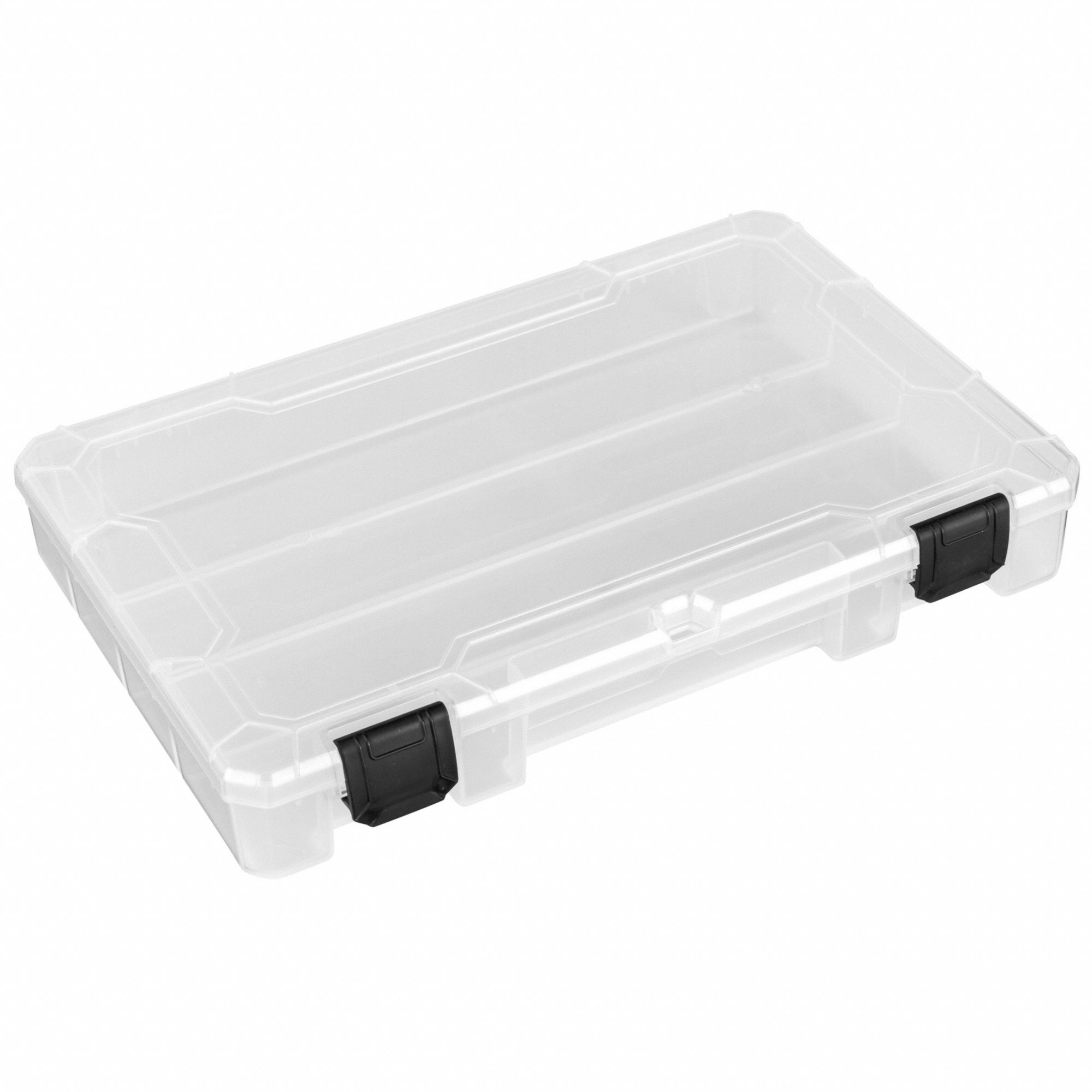 FLAMBEAU, 7 1/4 in x 11 in x 1 3/4 in, Clear, Compartment Box - 30C431 ...