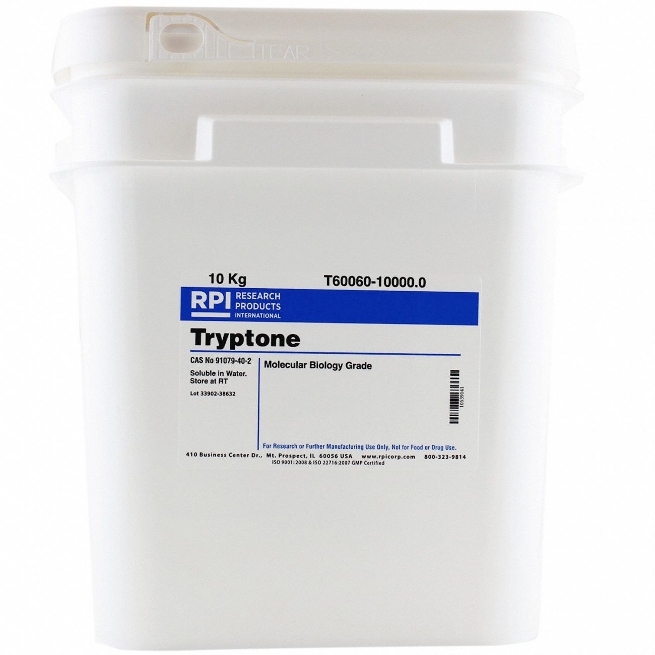 Lab, 10 kg, Tryptone - 31GE33|T60060-10000.0 - Grainger