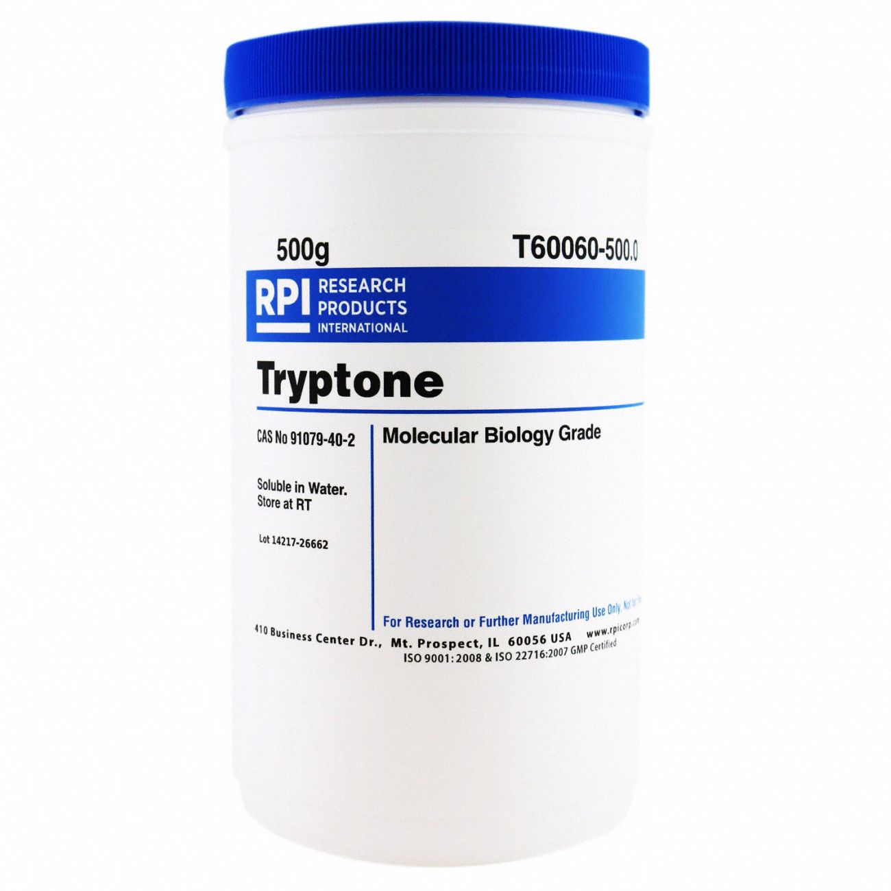 Lab, 500 g, Tryptone - 31GE35|T60060-500.0 - Grainger