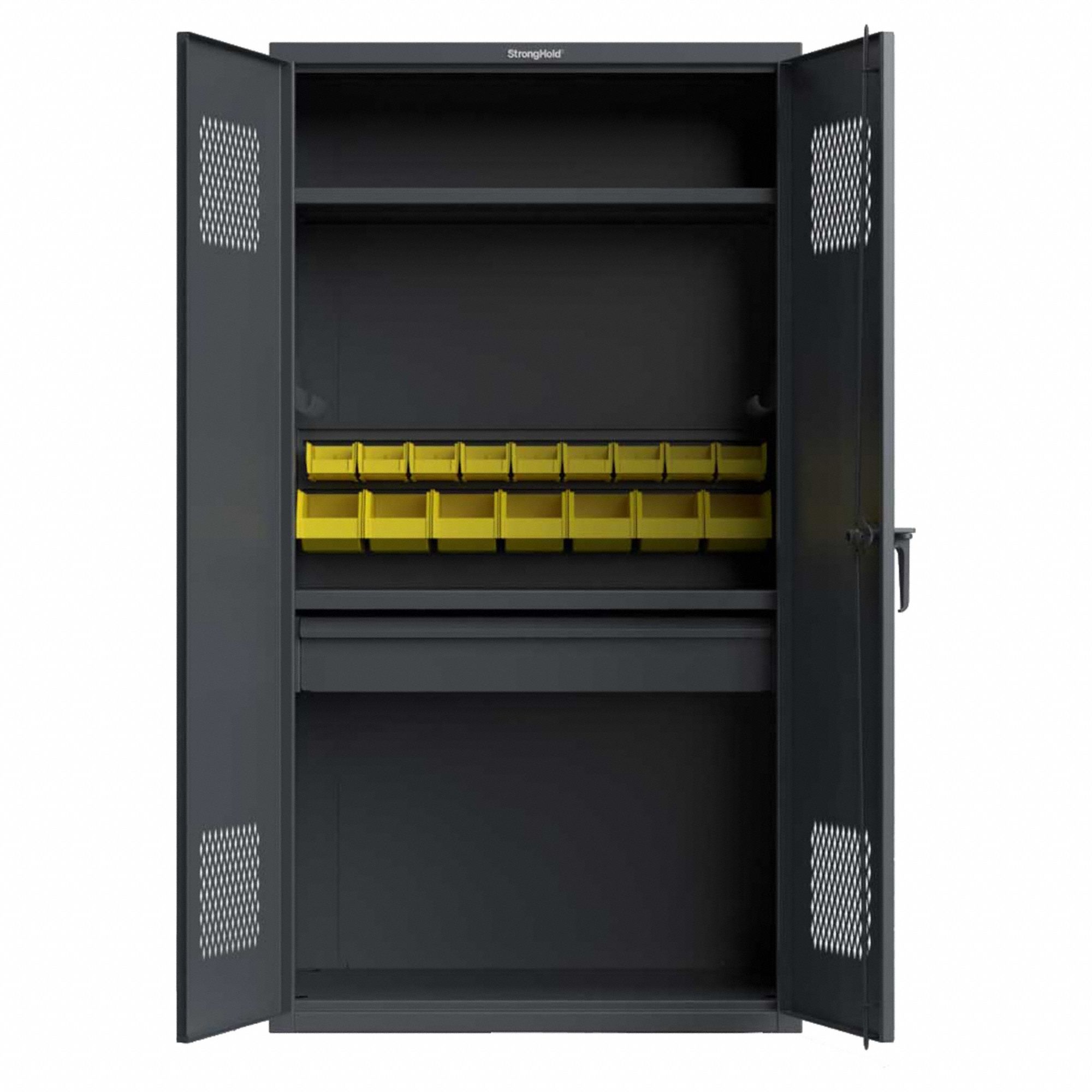 STRONG HOLD, 42 in x 24 in x 78 in, Steel, Locker - 804U78|TA-50-MED-L ...