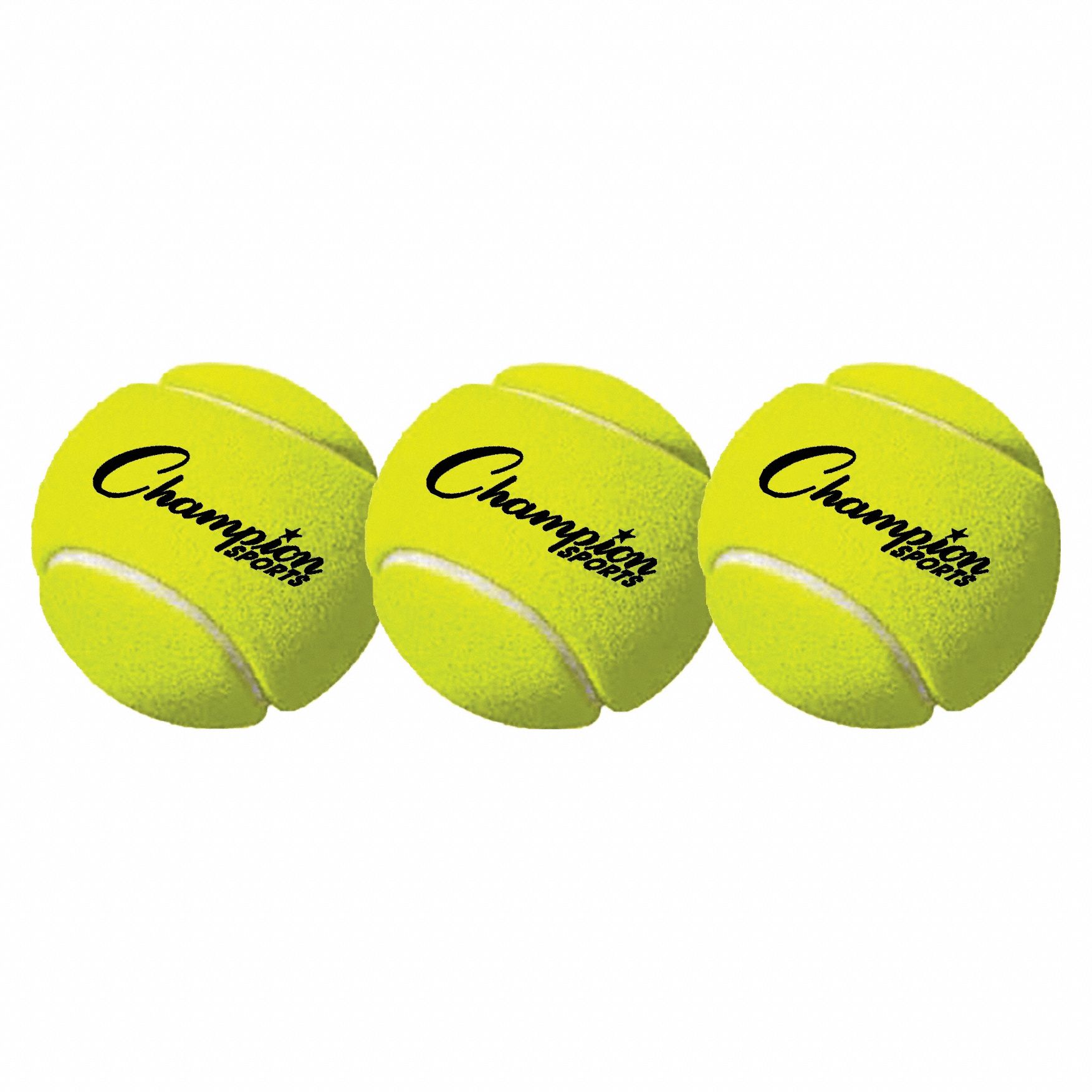 CHAMPION SPORTS, Official Size and Wt, 3 in Overall Dia, Tennis Ball ...