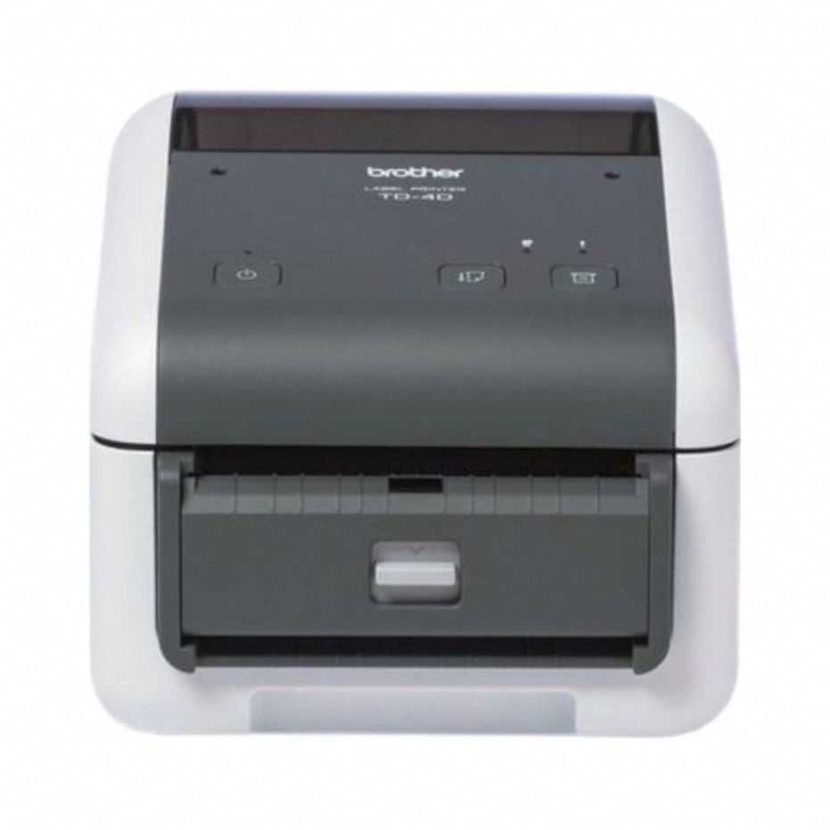 BROTHER, Direct Thermal, 4.09 in Max. Print Wd, Label Printer - 828A71 ...