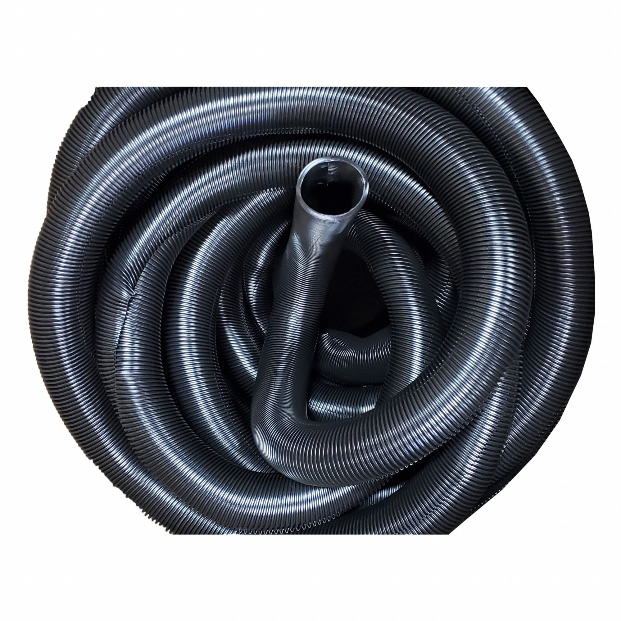 MERITHIAN CORRUGATED SPLIT LOOM TUBING, BLACK, 100 FT, 2 IN - Standard ...